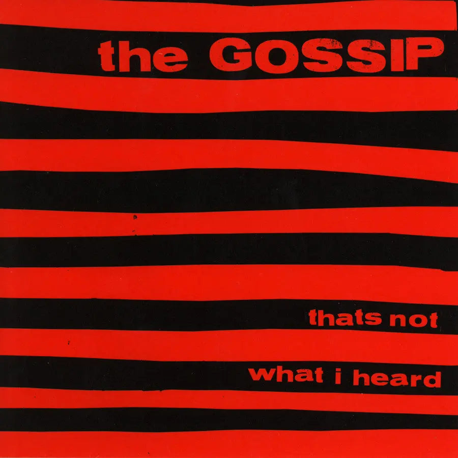 Gossip - That's Not What I Heard [Red Apple Vinyl] – Drowned World Records